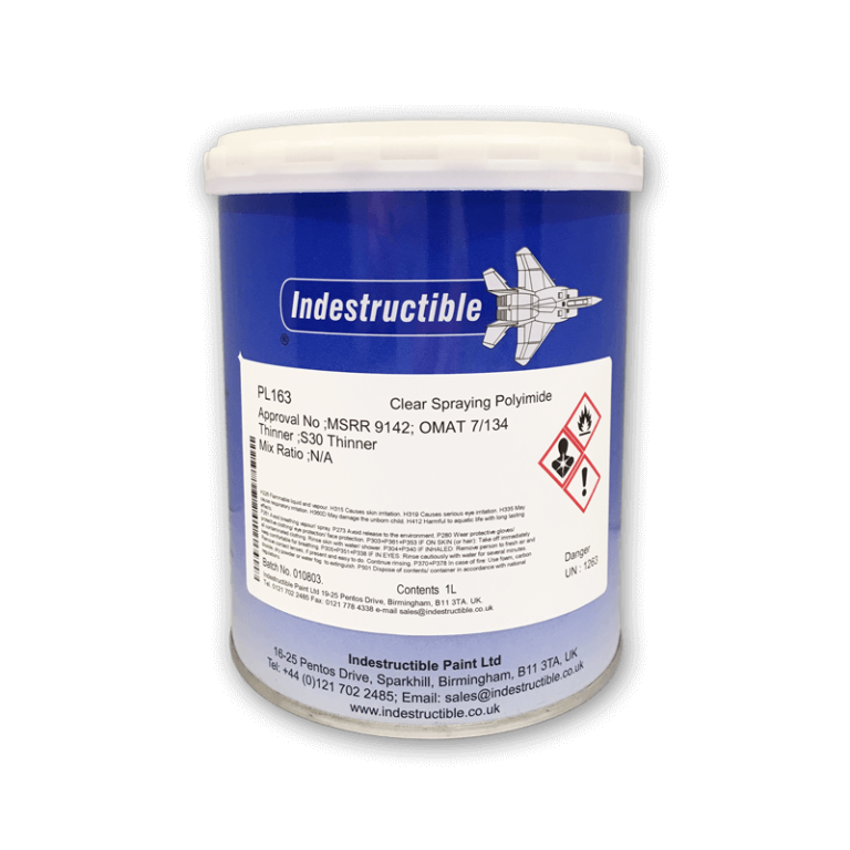 PL163 Clear Polyimide Coating | Indestructible Paint Inc.